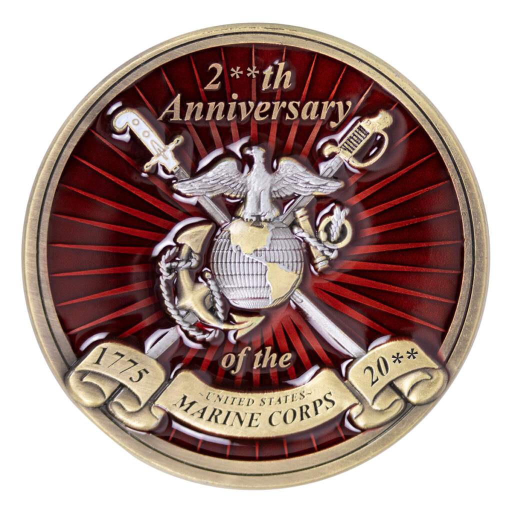 Epoxy Dome Coin - Vanguard Emblematics