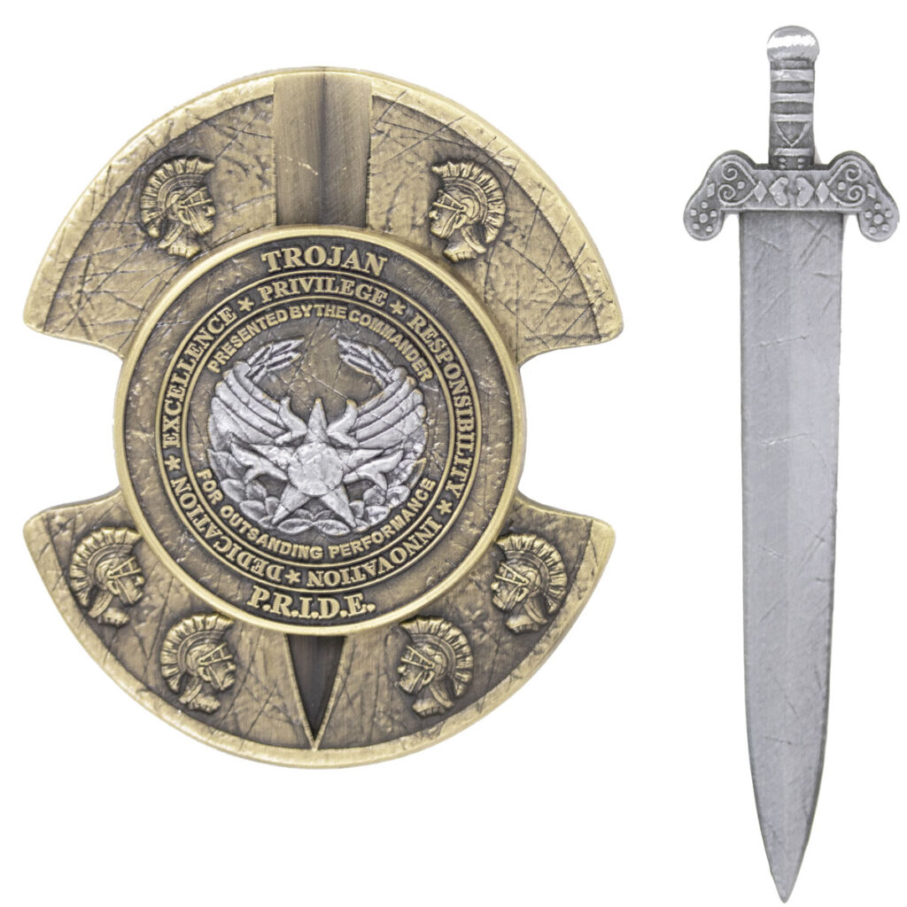 Top Gun Fighter Pilot Helmet Coin - Vanguard Emblematics